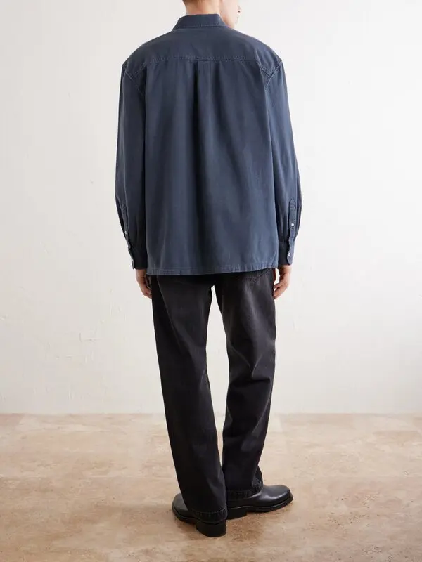 Officine Générale Jordy Cotton-twill Polo Shirt