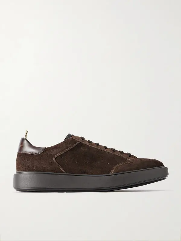Officine Creative Sequel 001 Lace-up Suede Sneakers - Brown