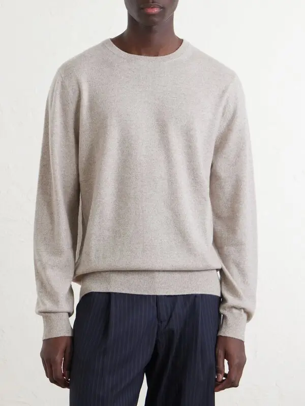N.peal Cashmere Crew Neck Sweater - Brown