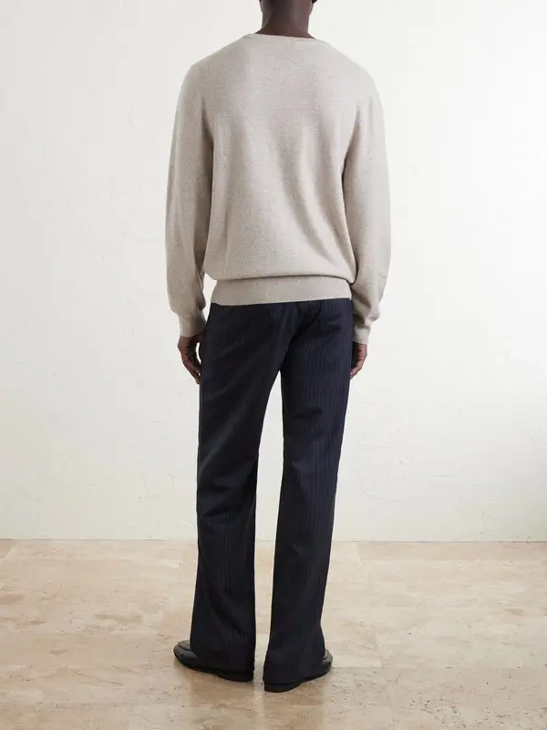 N.peal Cashmere Crew Neck Sweater - Brown