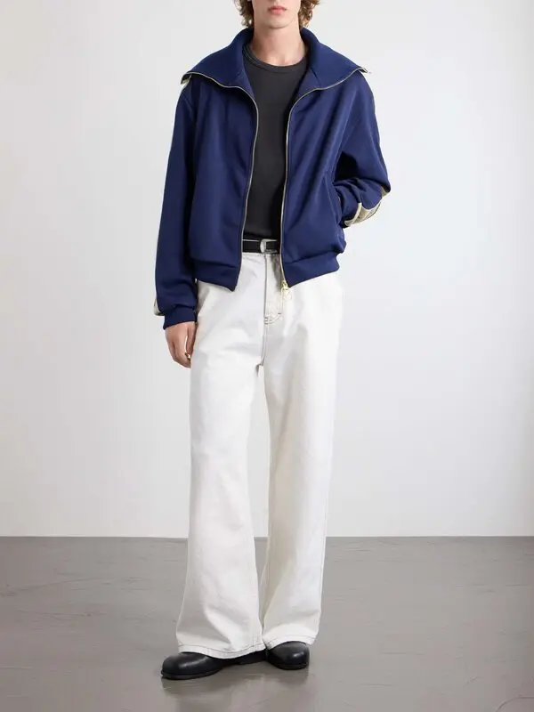 Kapital Jersey Zip-up Sweatshirt