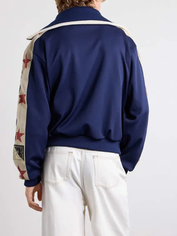 Kapital Jersey Zip-up Sweatshirt