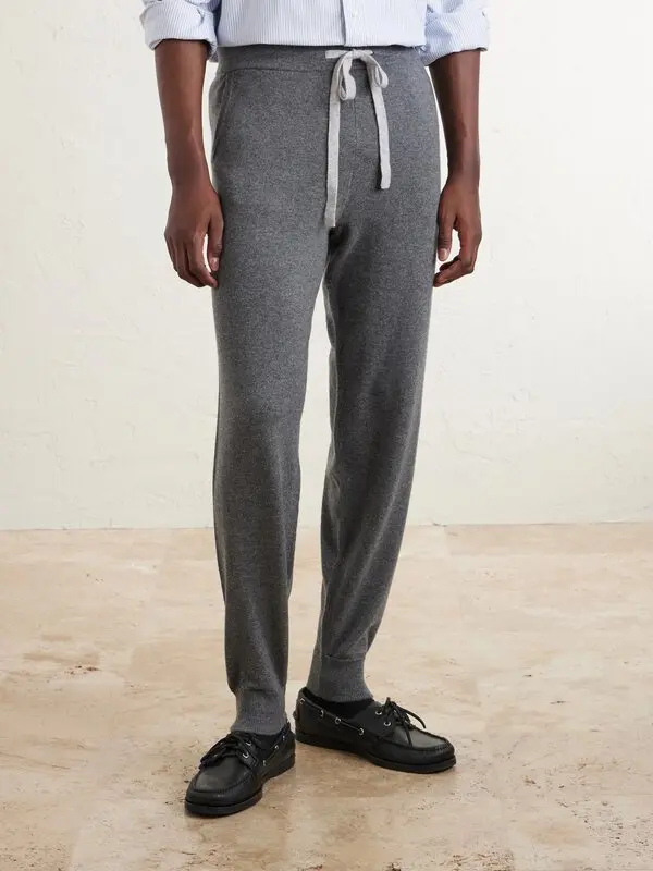 N.peal Straight-leg Organic Cashmere Sweatpants