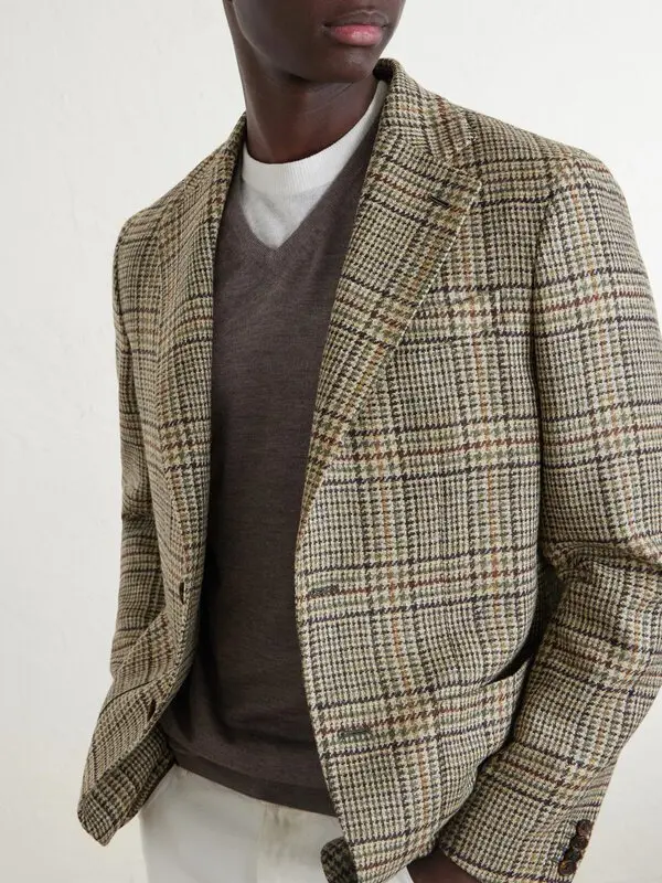 N.peal Conduit Cashmere And Silk-blend V-neck Sweater