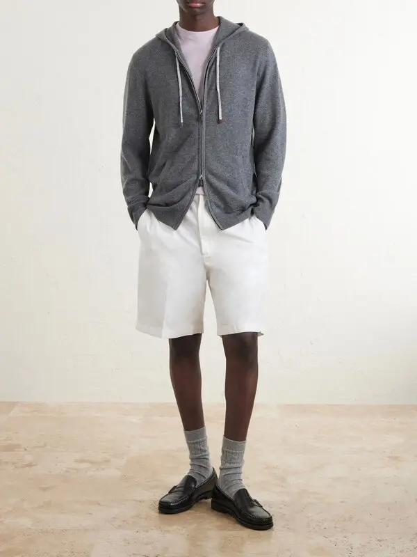N.peal Organic Cashmere Zip-up Hoodie