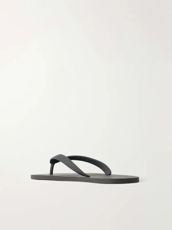 CHRISTIAN LOUBOUTIN Logo-embossed Rubber Flip Flops