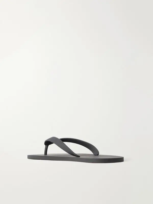 CHRISTIAN LOUBOUTIN Logo Embossed Rubber Flip Flops