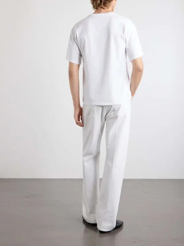 Celine Logo-print Cotton-jersey T-shirt