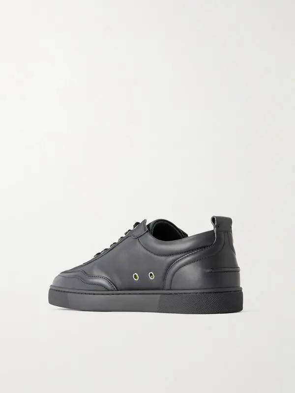 CHRISTIAN LOUBOUTIN Retero Leather Sneakers - Black