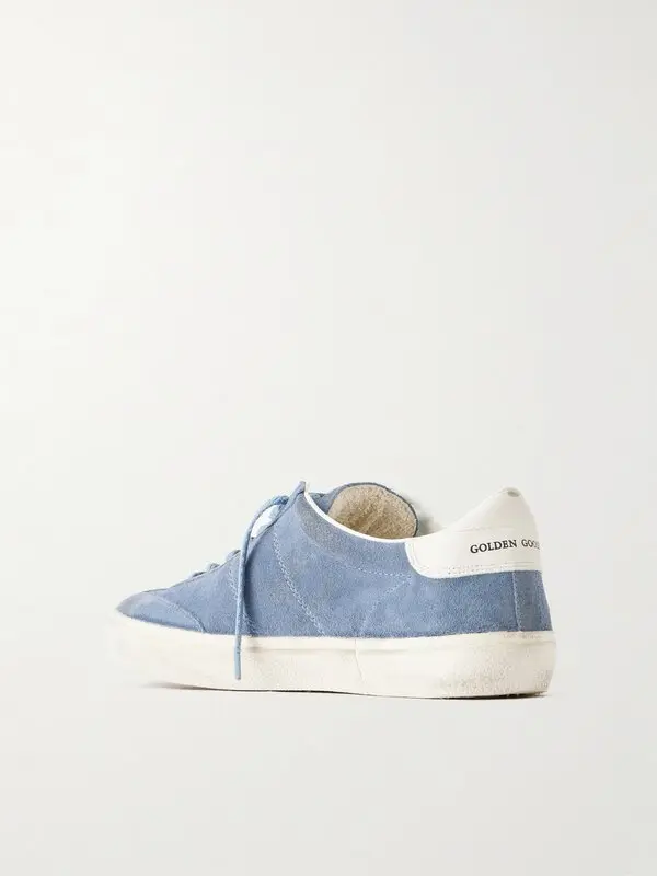 GOLDEN GOOSE Soul Star Suede Sneakers - Blue