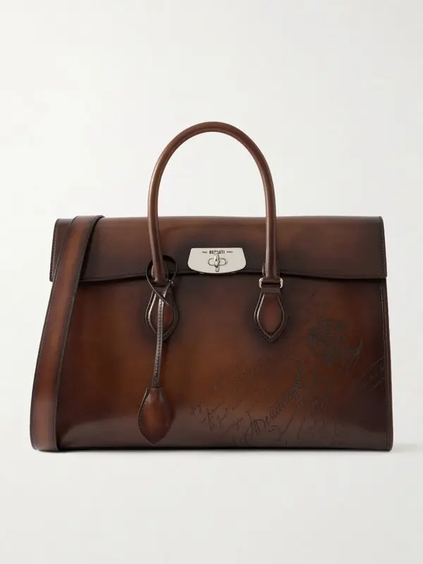 Berluti Venezia Leather Briefcase