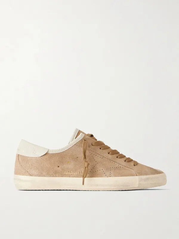 GOLDEN GOOSE Soul Star" Suede Sneakers - Brown