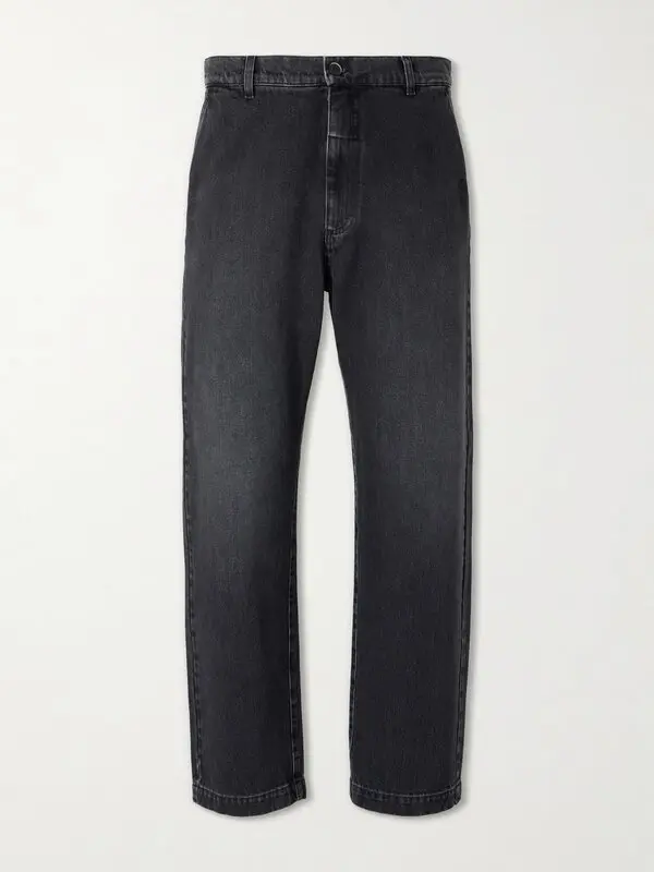 Barena Venezia Straight-leg Cotton Chinos - Black