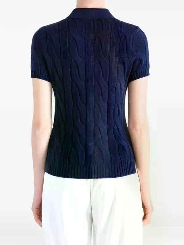 Polo Ralph Lauren Cable Knit Polo Shirt