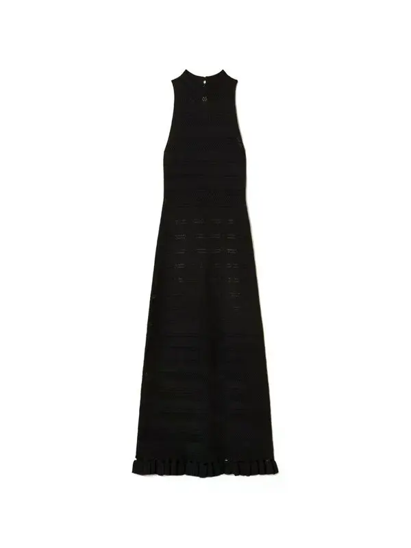 TWINSET Long Turtleneck Knit Dress