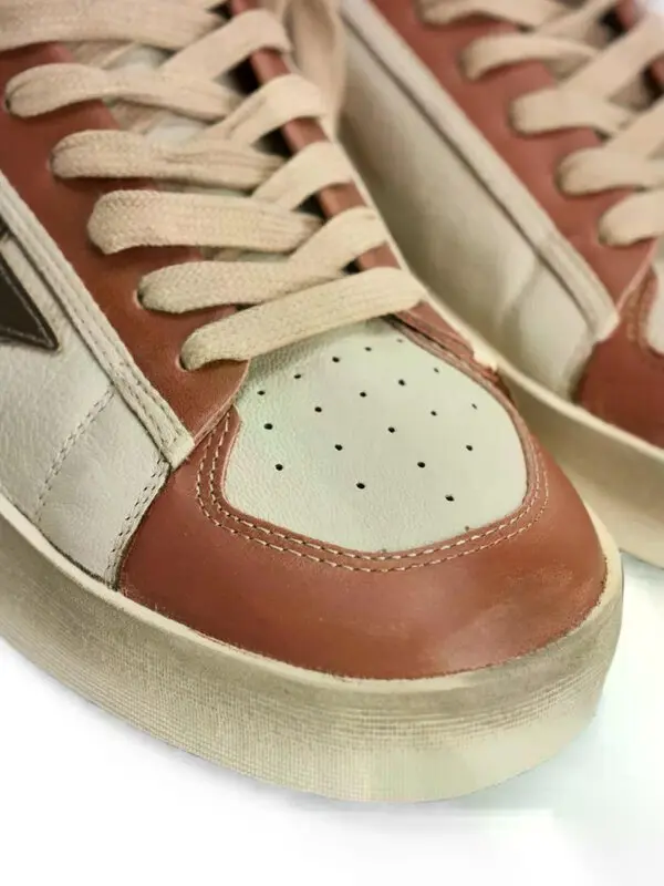 GOLDEN GOOSE Stardan Star-patch Sneakers - Neutrals