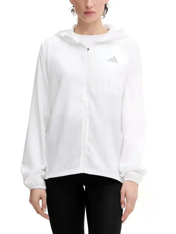 Adidas Hooded Logo-print Jacket
