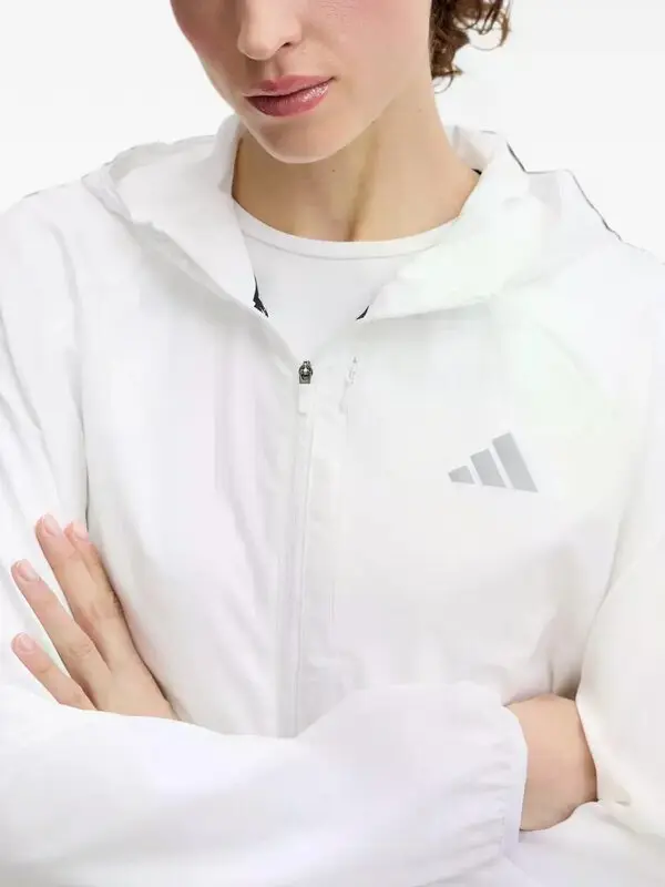 Adidas Hooded Logo-print Jacket