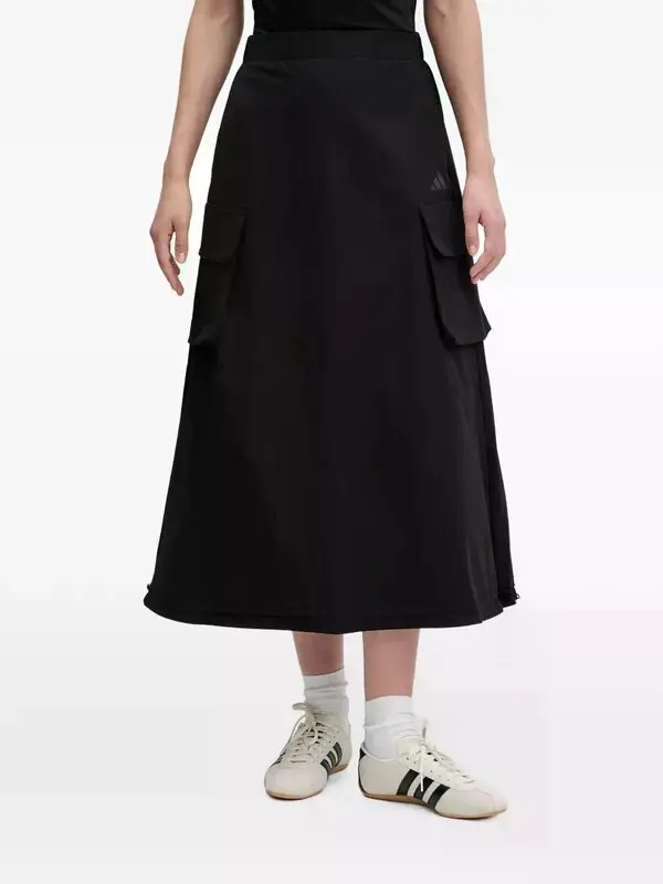 Adidas City Tech Logo Print Cargo Skirt