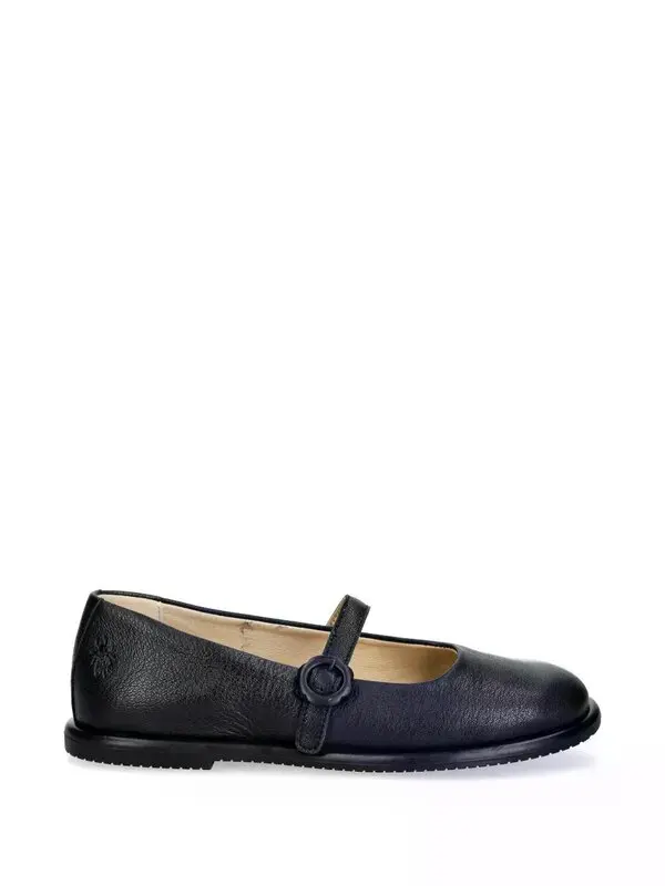 Fly London Buckle-fastening Leather Ballet Flats