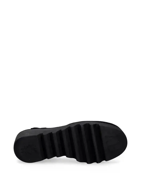Fly London Wedge Heel Touch-strap Pumps