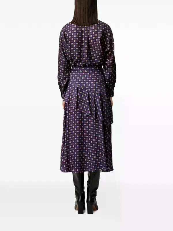 Claudie Pierlot Flowy Printed Skirt