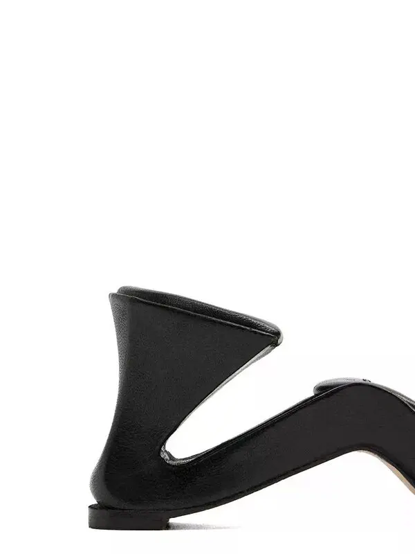 MIISTA Sculptural Heel Toe-strap Sandals