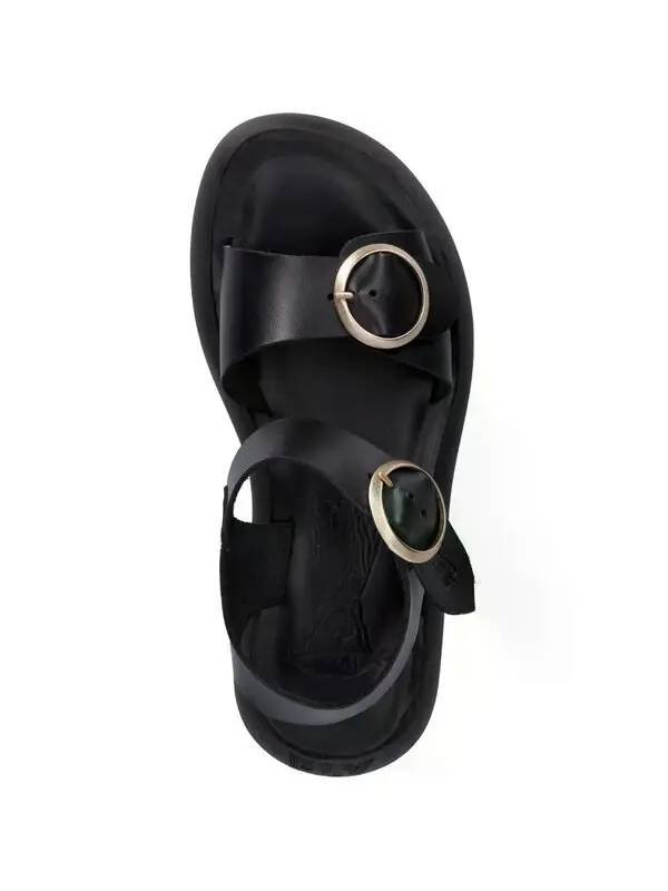 Fly London Buckle-fastening Leather Sandals