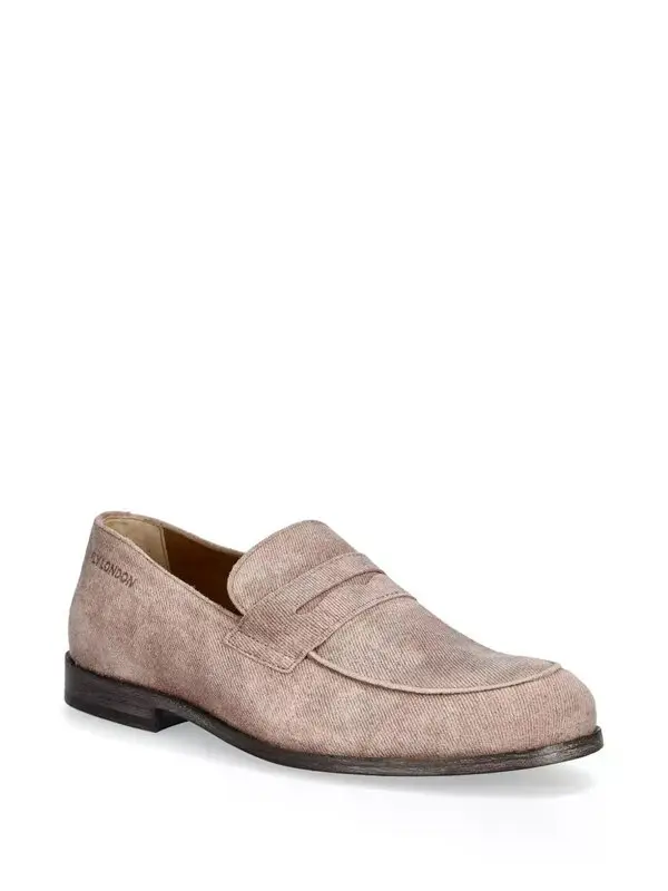 Fly London Beige Penny Loafers