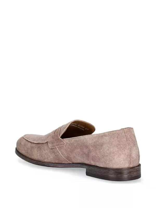 Fly London Beige Penny Loafers