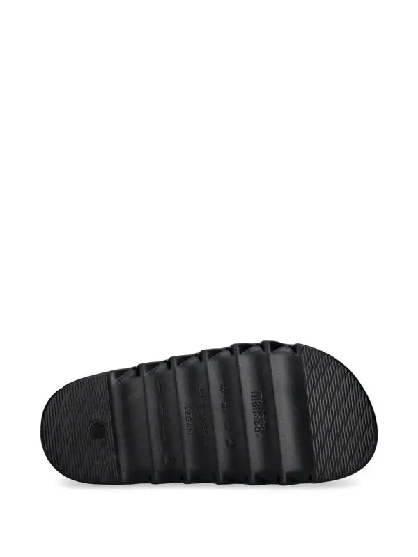 Melissa Cozy Cross Platform Slides - Black