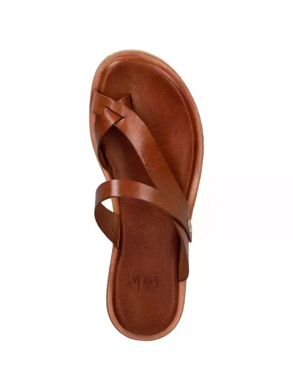BILLI BI Toe-strap Slip-on Sandals - Brown