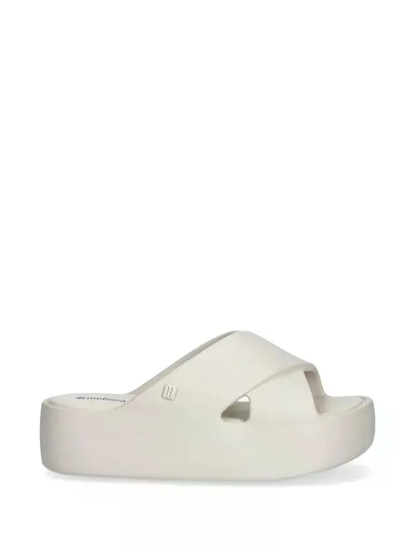 Melissa Crossover Platform Slides - Neutrals