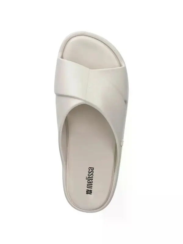 Melissa Crossover Platform Slides - Neutrals