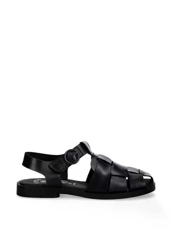 Fly London Interwoven Leather Sandals