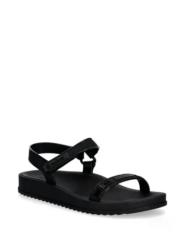 Melissa Logo-print Touch-strap Sandals