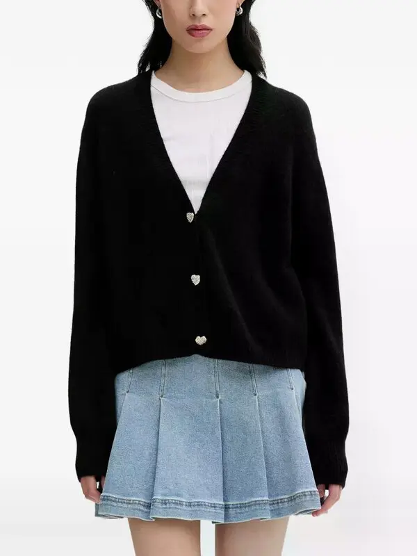 From Future Heart-button Cardigan