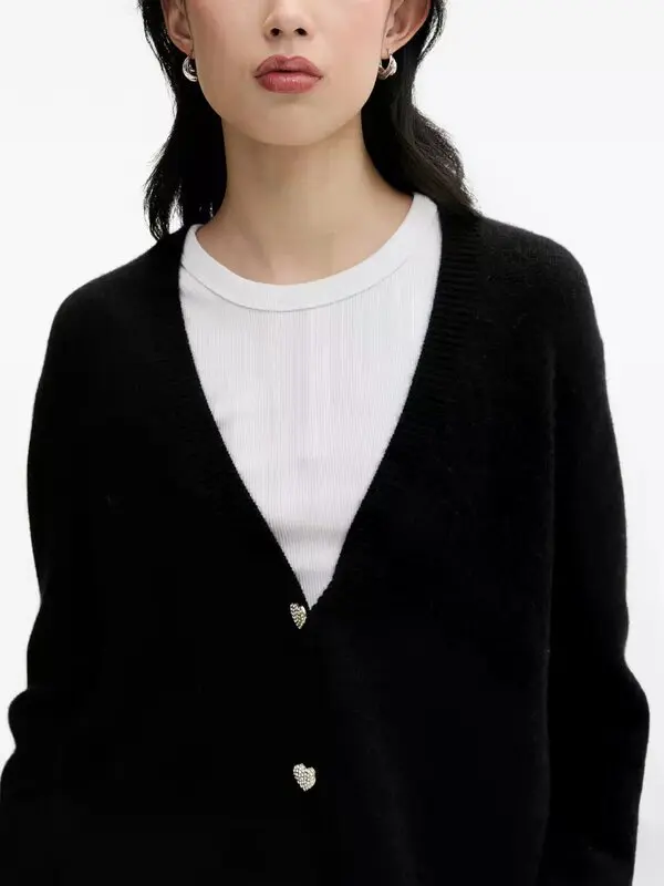From Future Heart-button Cardigan