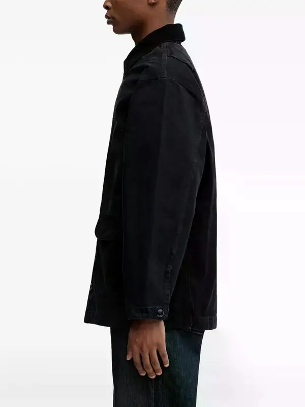 Carhartt Work In Progress Prescott Corduroy-collar Logo-patch Jacket