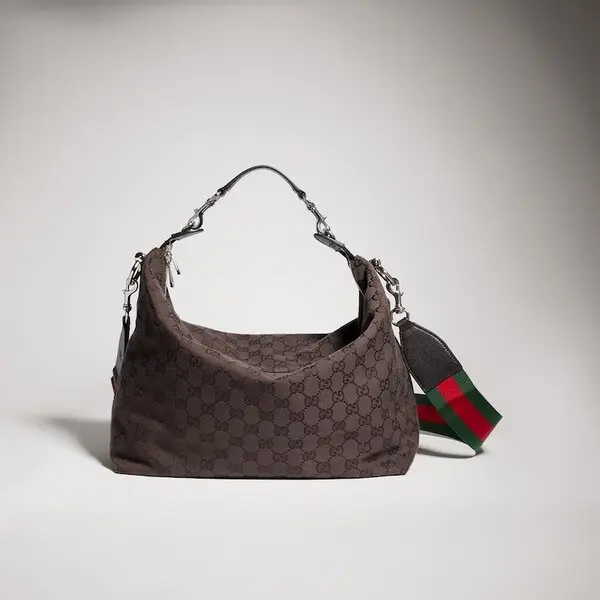 Gucci Brera Medium Crossbody Bag Gg Canvas