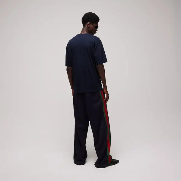 Gucci Cotton Silk Jersey T-shirt With Embroidery