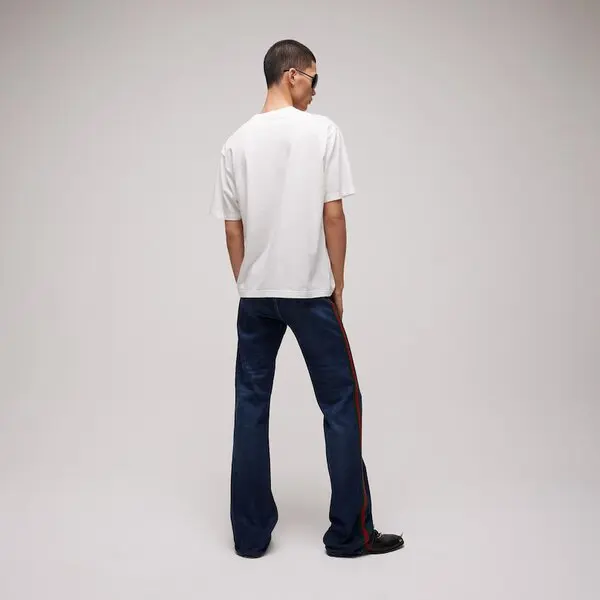 Gucci Cotton Silk Jersey T-shirt With Embroidery