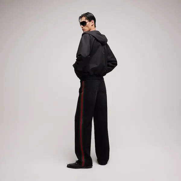 Gucci Reversible Cotton Canvas Zip Jacket