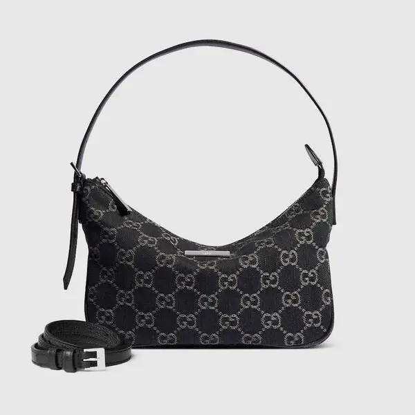 Gucci Lady Lunetta Shoulder Bag - Black
