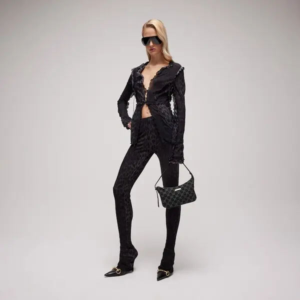 Gucci Lady Lunetta Shoulder Bag - Black