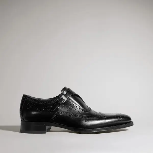 Gucci Monk Strap Shoe Leather