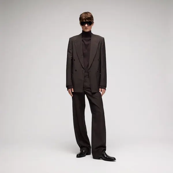 Gucci Leather Monk Strap Shoes With Gg Perforations