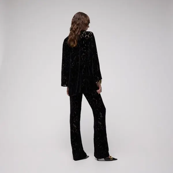 Gucci Floral Devoré Velour Shirt