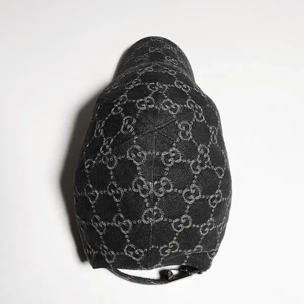 Gucci Gg Cotton Denim Baseball Hat
