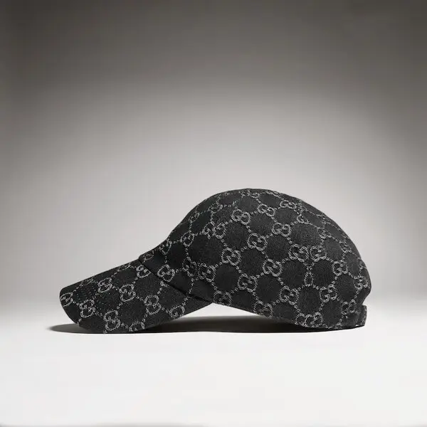 Gucci Gg Cotton Denim Baseball Hat